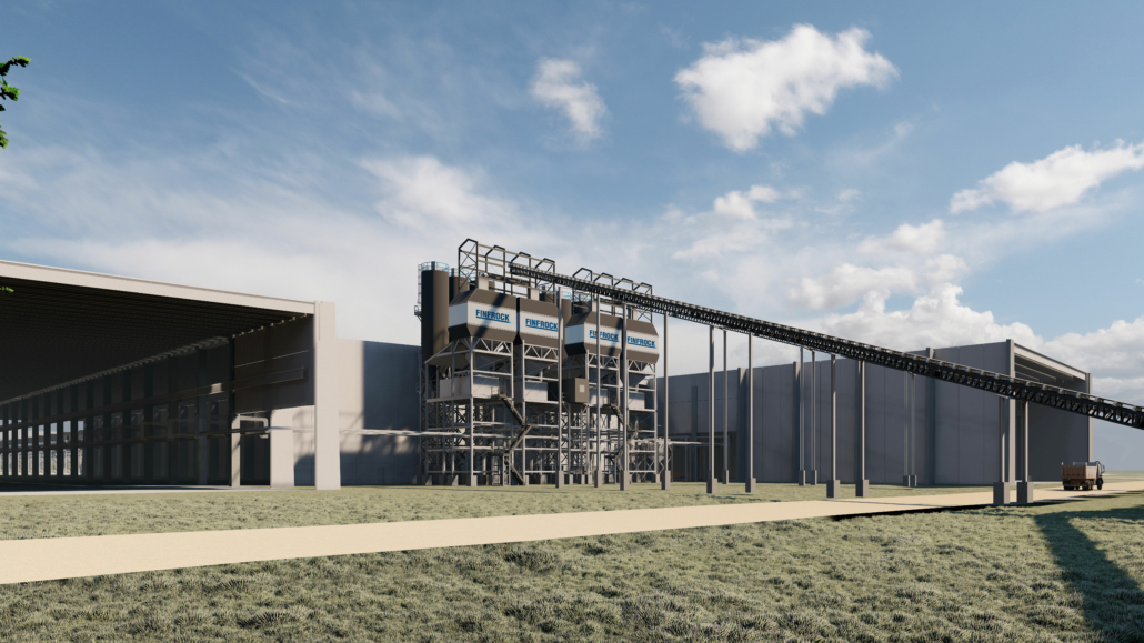 Rendering of FINFROCK's new plant at Belle Glade - 1 - Pierson Grant